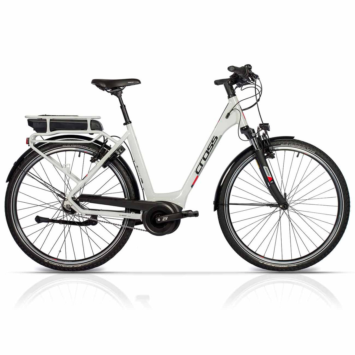 28" BICICLETA DE TREKKING E-BIKE V-TRON LS PORTABULTOS BOSCH ACTIVE PLUS LINE 400 WH 7 ...