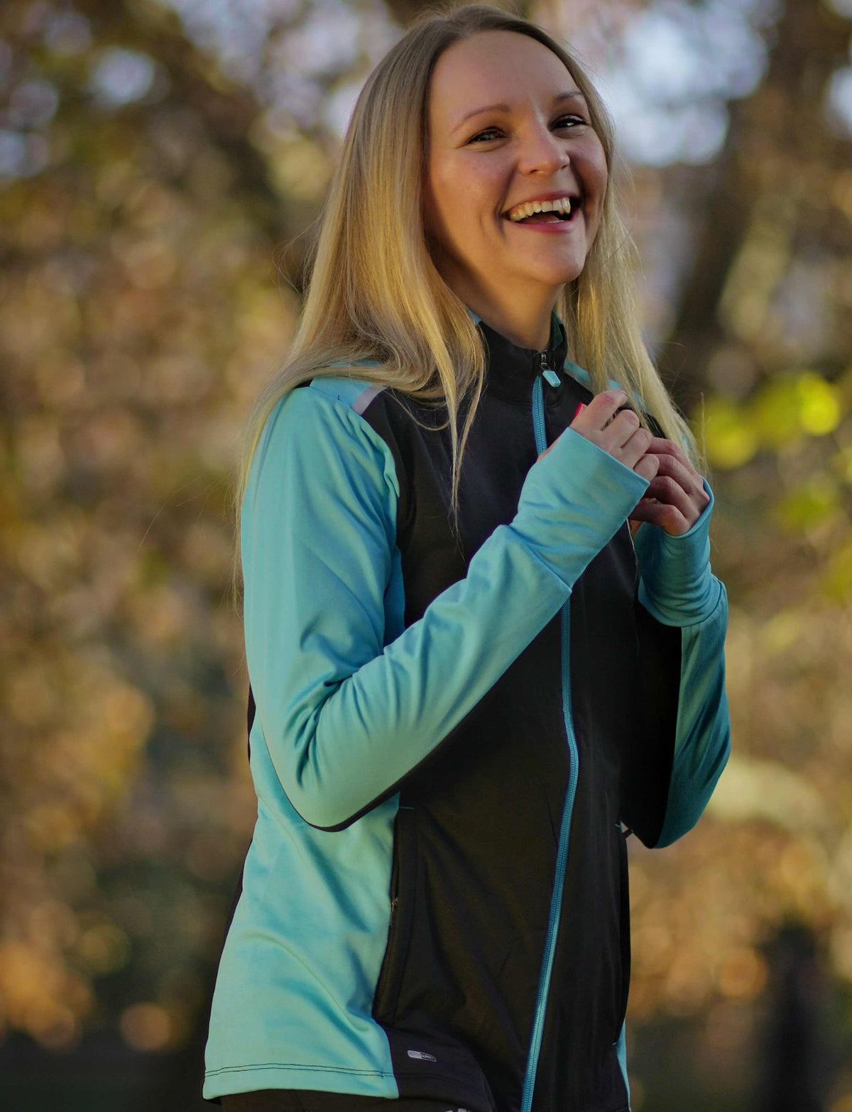 Herren Winter Funktions Laufshirt Pro Line Langarm Laufjacke Schwarz ...