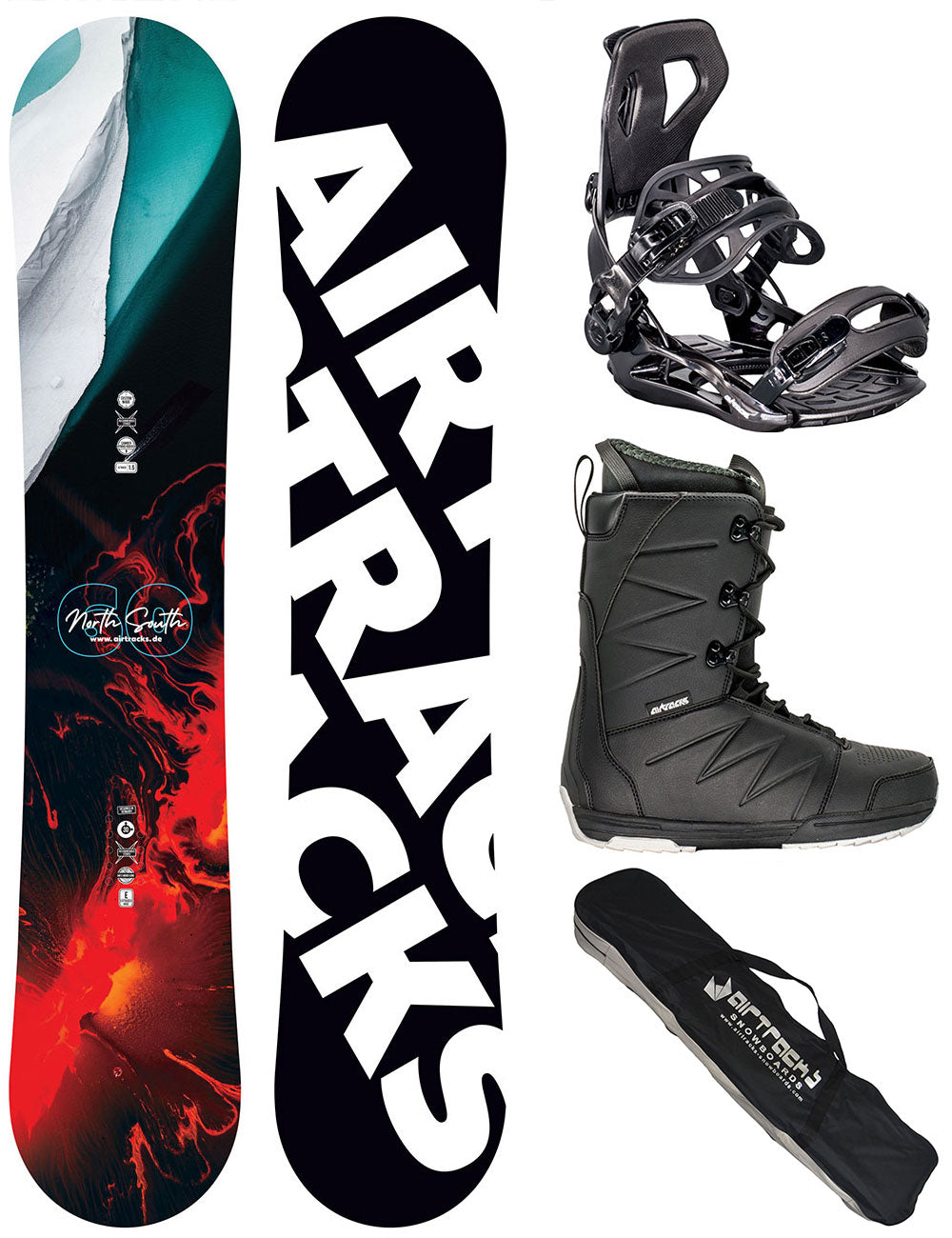 Men’s Snowboard Set “North South 4” + Master ME Bindings + Star Boots